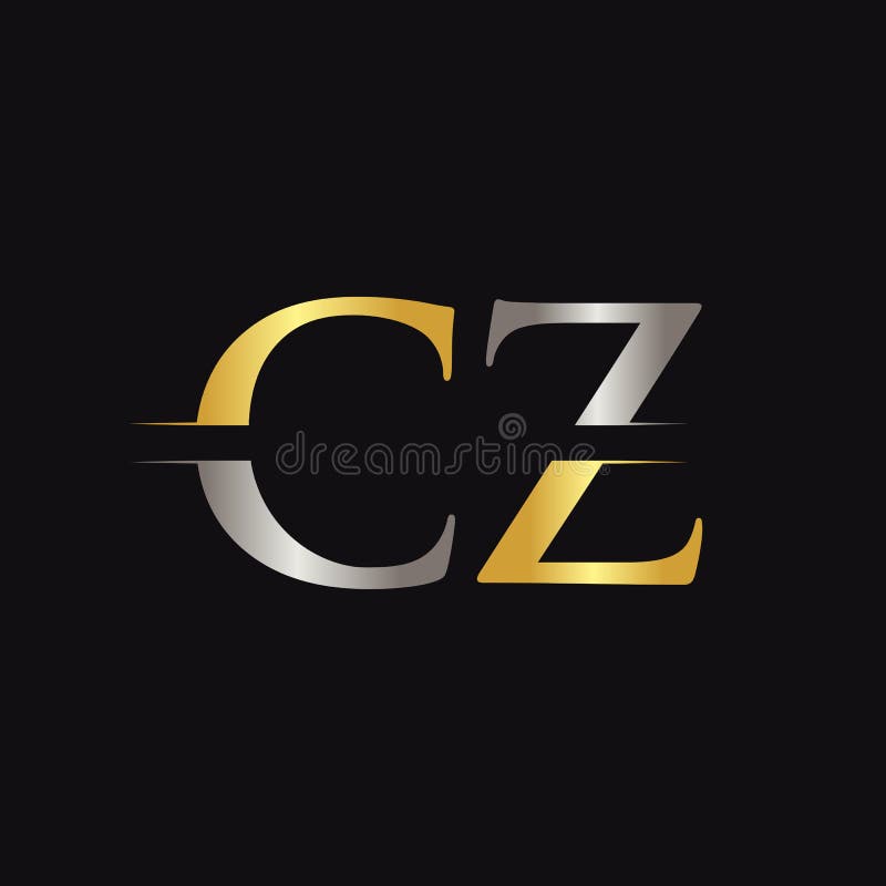 Initial CZ Letter Logo with Creative Modern Business Typography Vector ...