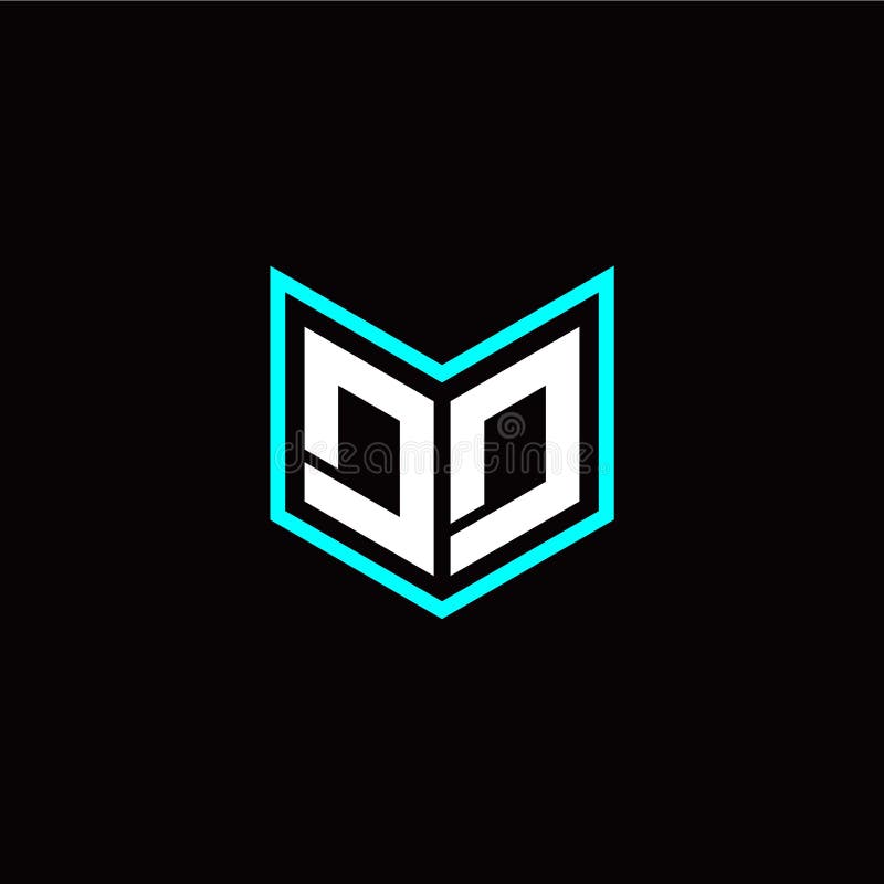 Initial D D Letter with Book Style Logo Template Vector Stock Vector ...