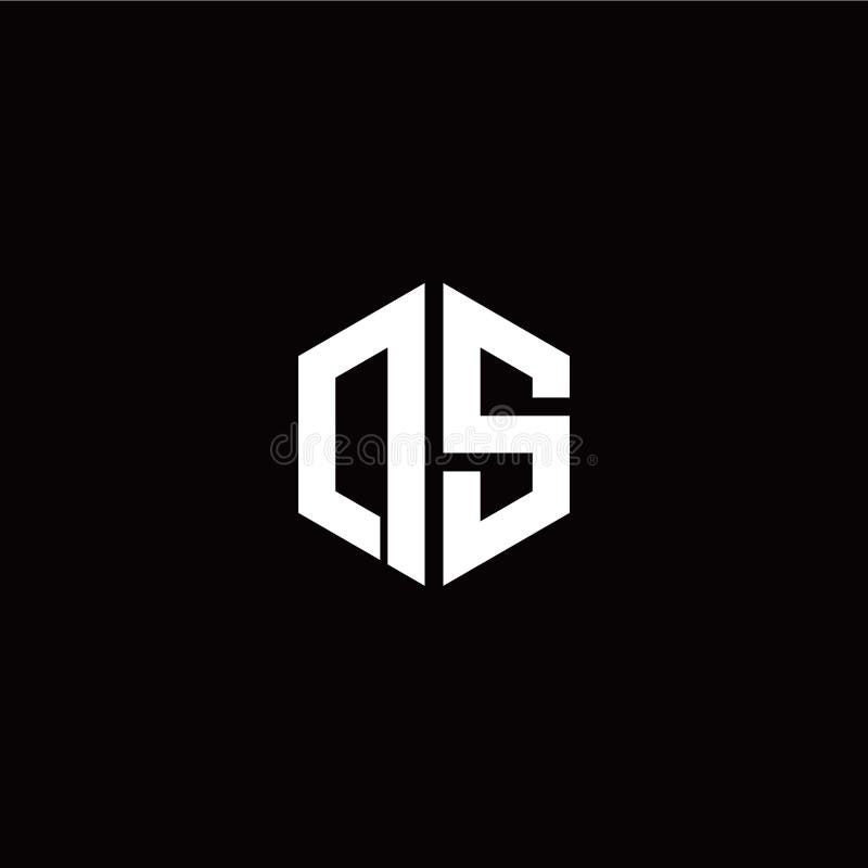 Initial D S Letter with Polygon Modern Style Logo Template Vector Stock ...