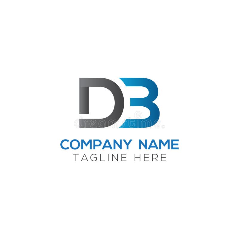 Initial Db Letter Logo With Creative Modern Business Typography Vector