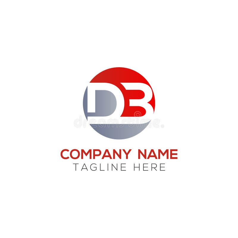 Initial DB Letter Logo with Creative Modern Business Typography Vector ...