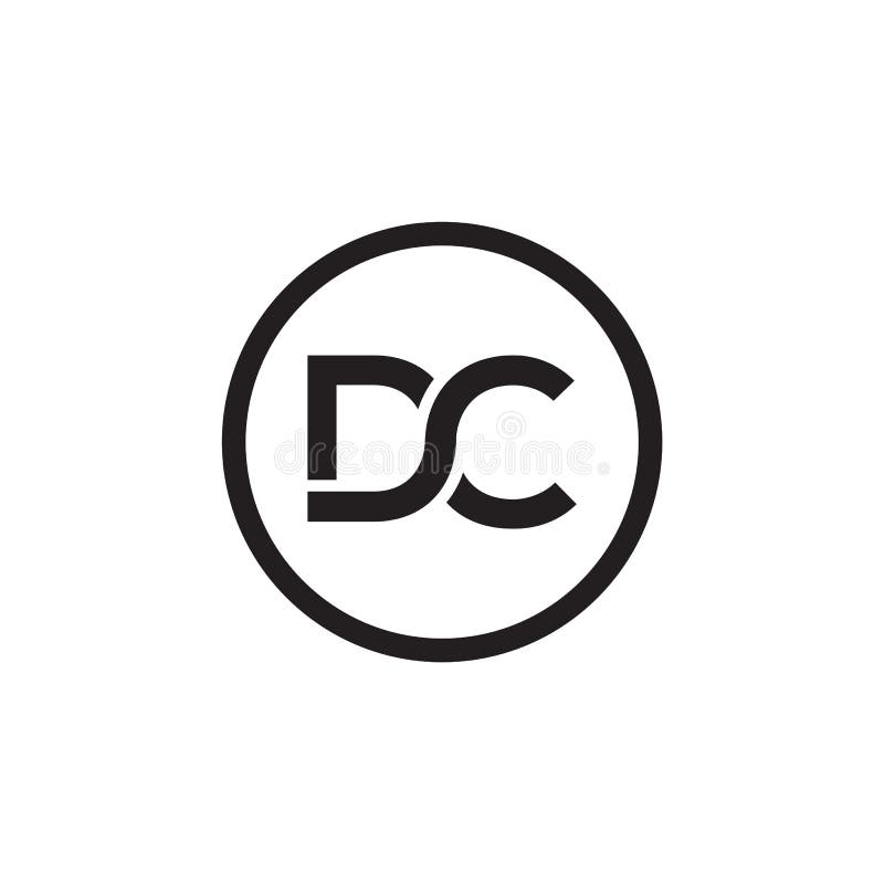 Initial DC Letter Logo with Creative Modern Business Typography Vector ...