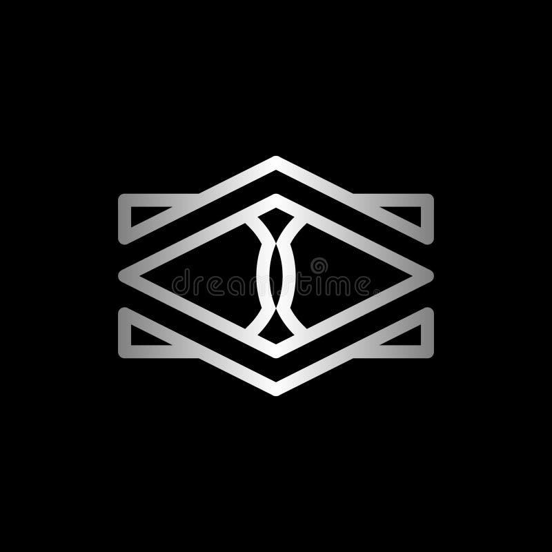 Initial DC Luxury Modern Geometric Business Icon Creative Design ...