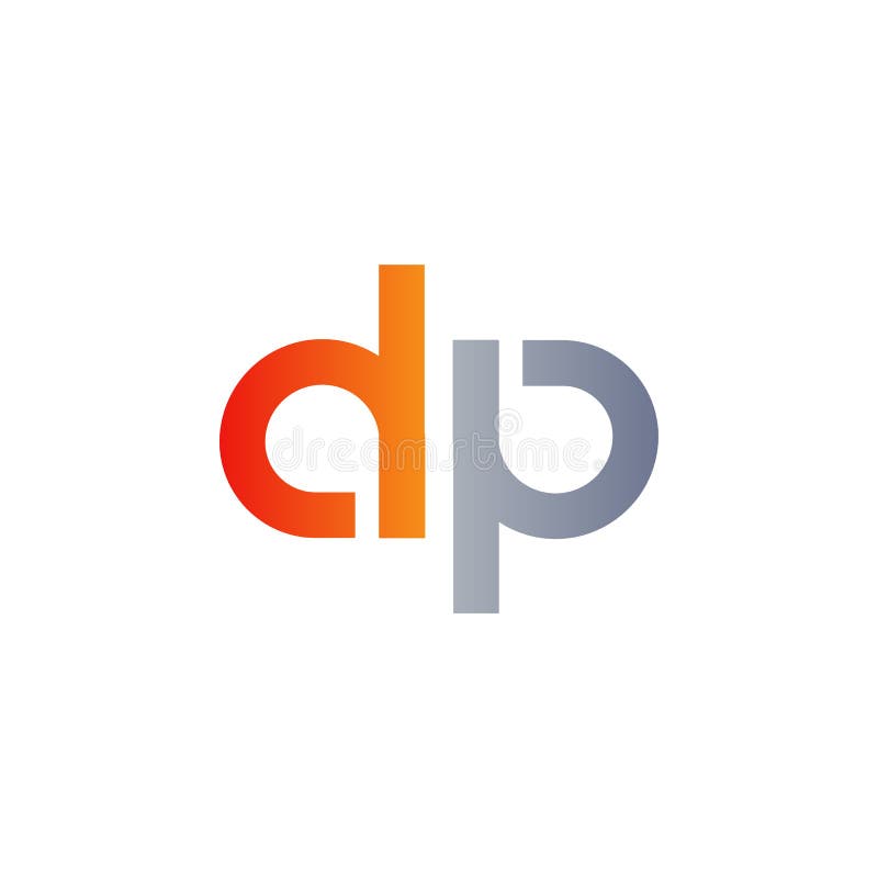 Initial DP Letter Logo with Creative Modern Business Typography Vector ...