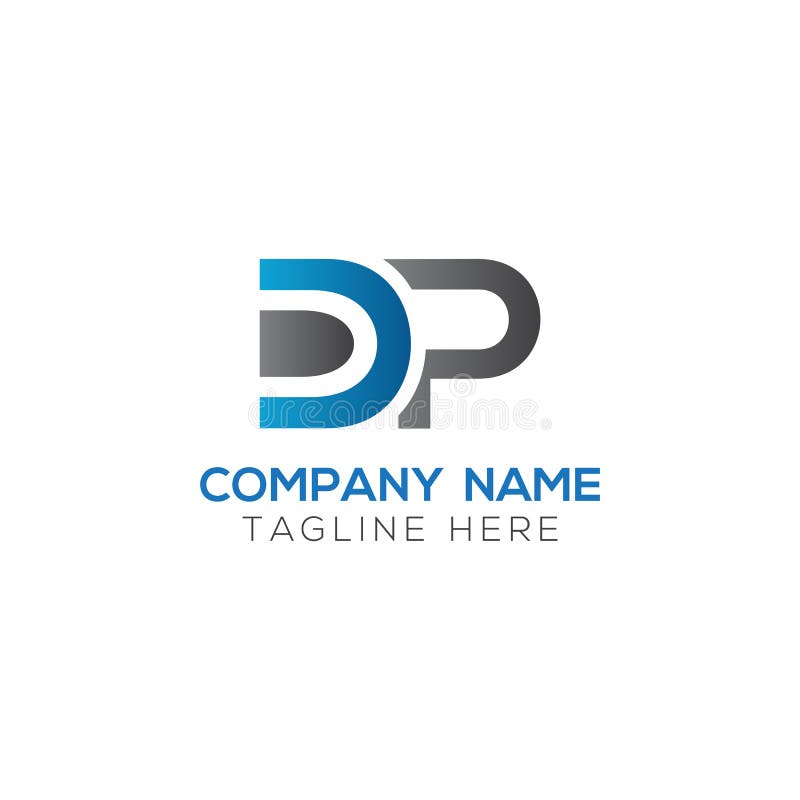 Initial DP Letter Logo with Creative Modern Business Typography Vector ...