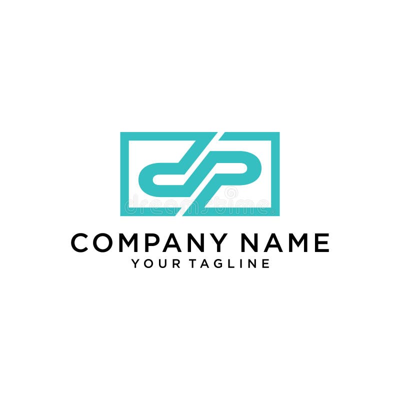 Initial DP PD Letter Logo Design Vector Template. Monogram and Creative ...