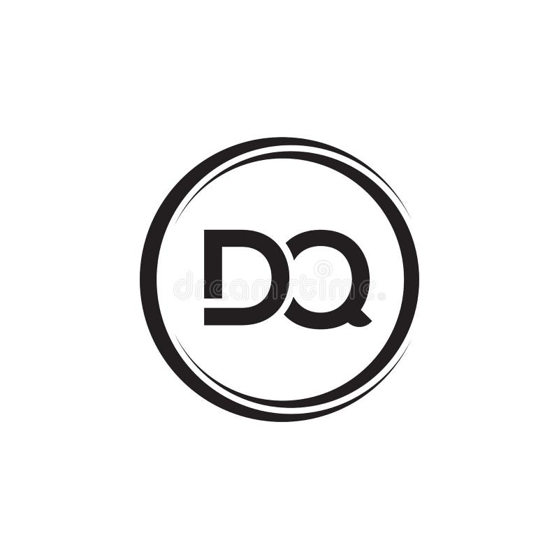 Initial DQ Letter Logo with Creative Modern Business Typography Vector ...