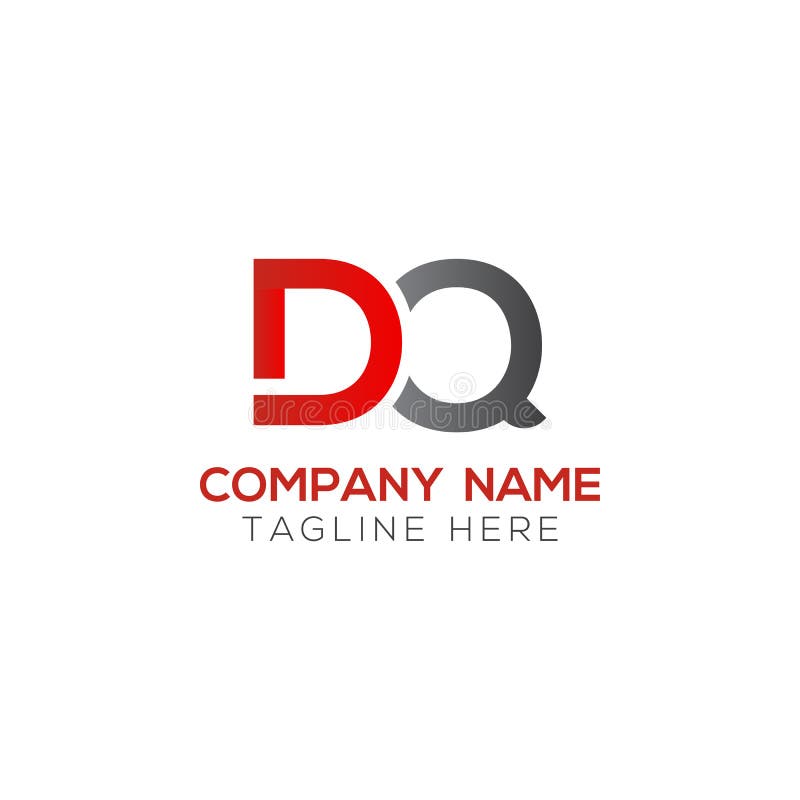 Initial DQ Letter Logo with Creative Modern Business Typography Vector ...