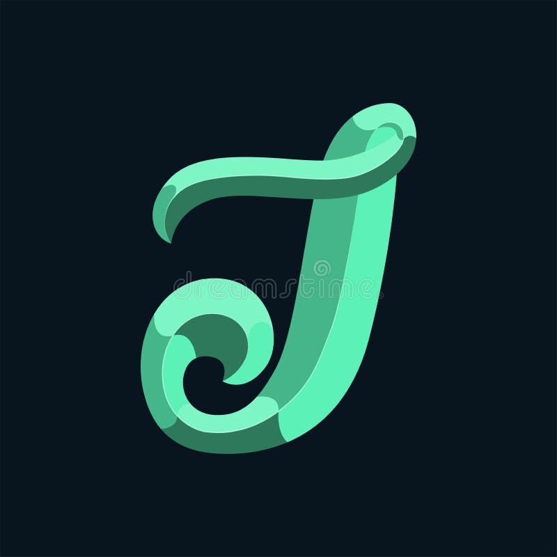 Initial or Drop Cap 3d Letter Concept Stock Illustration - Illustration ...