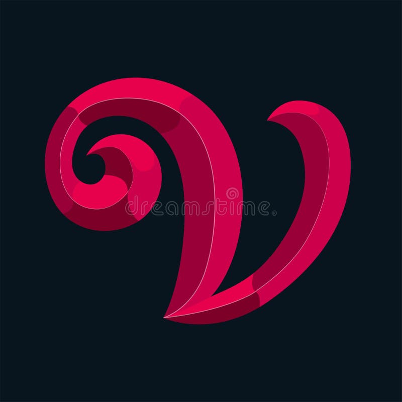 Initial or Drop Cap Letter Concept Stock Vector - Illustration of ...