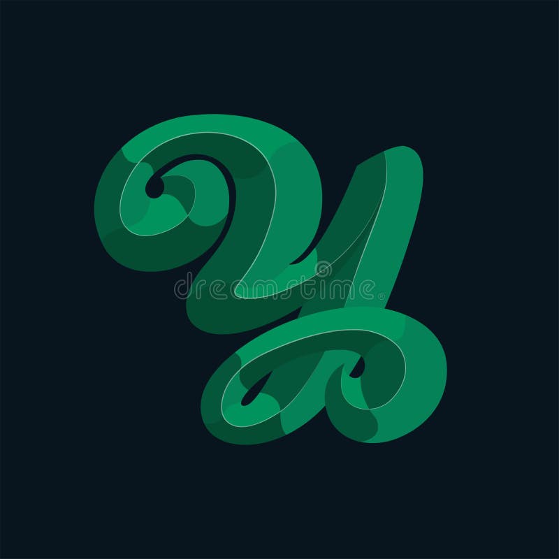 Initial or Drop Cap Letter Concept Stock Vector - Illustration of color ...