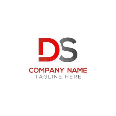 Black Red Initial Ds Logo Template Stock Illustrations – 125 Black Red ...