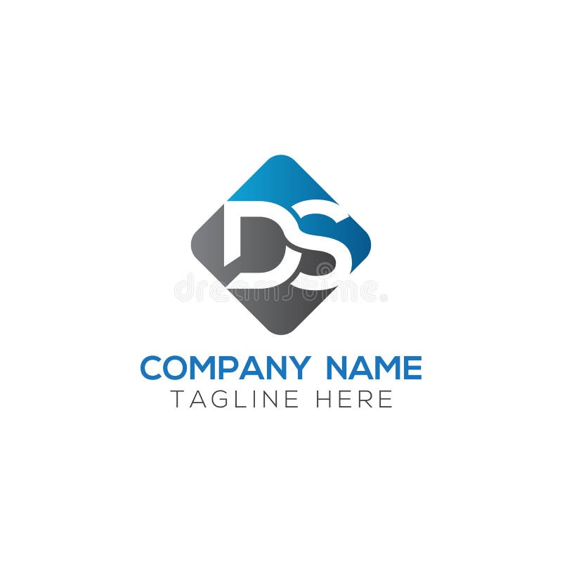 Initial DS Letter Logo with Creative Modern Business Typography Vector ...