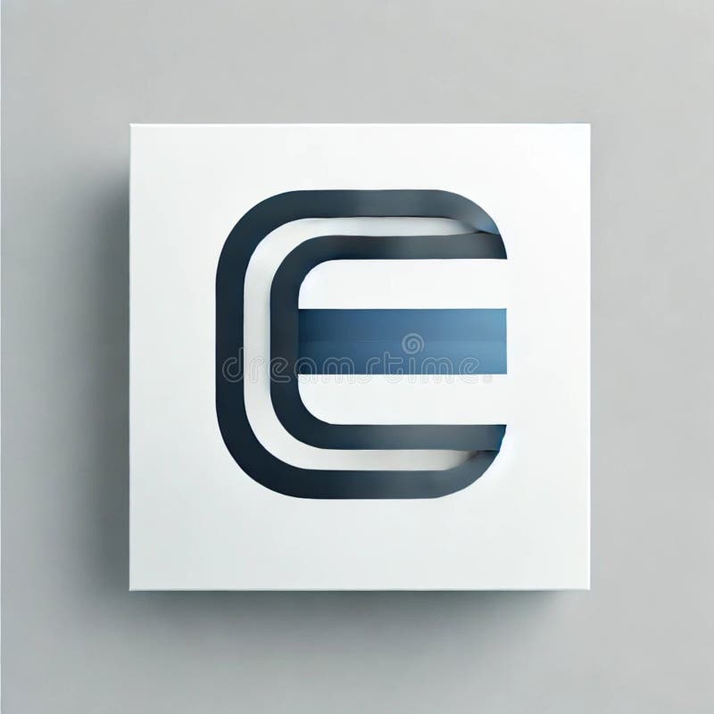 Initial E Corporate Logo Design for Company Name Stock Illustration ...