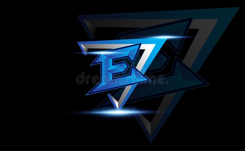 Initial V with Shield, Vector Initial Letter Monogram Esport, Twitch ...