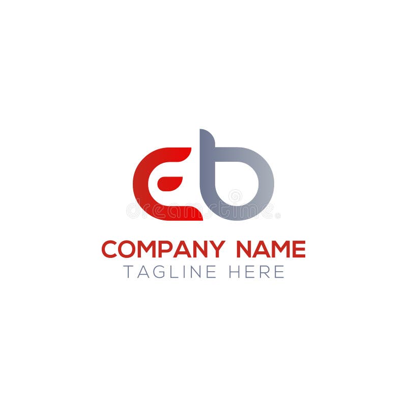 Initial EB Letter Logo with Creative Modern Business Typography Vector ...