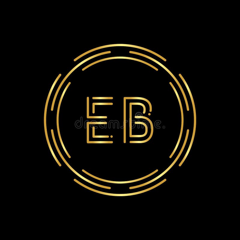 Initial EB Letter Logo with Creative Modern Business Typography Vector ...