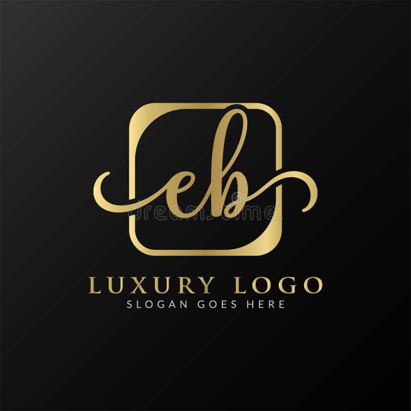 Initial EB Letter Logo Creative Modern Typography Vector Template ...