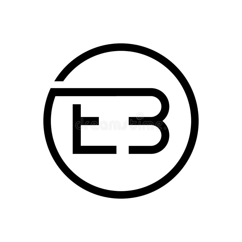 Initial EB Letter Logo Creative Typography Vector Template. Creative ...