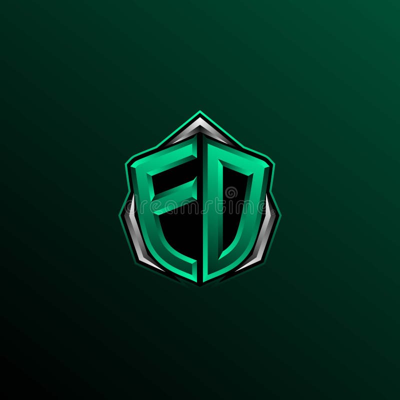 Initial ED Logo Design, Initial ED Logo Design with Circle Style, Logo ...