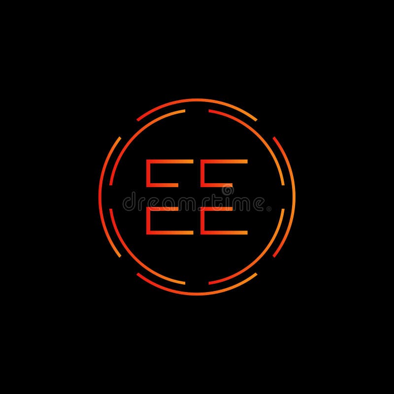 Letter EE Vector Logotype Template Design Stock Vector - Illustration ...