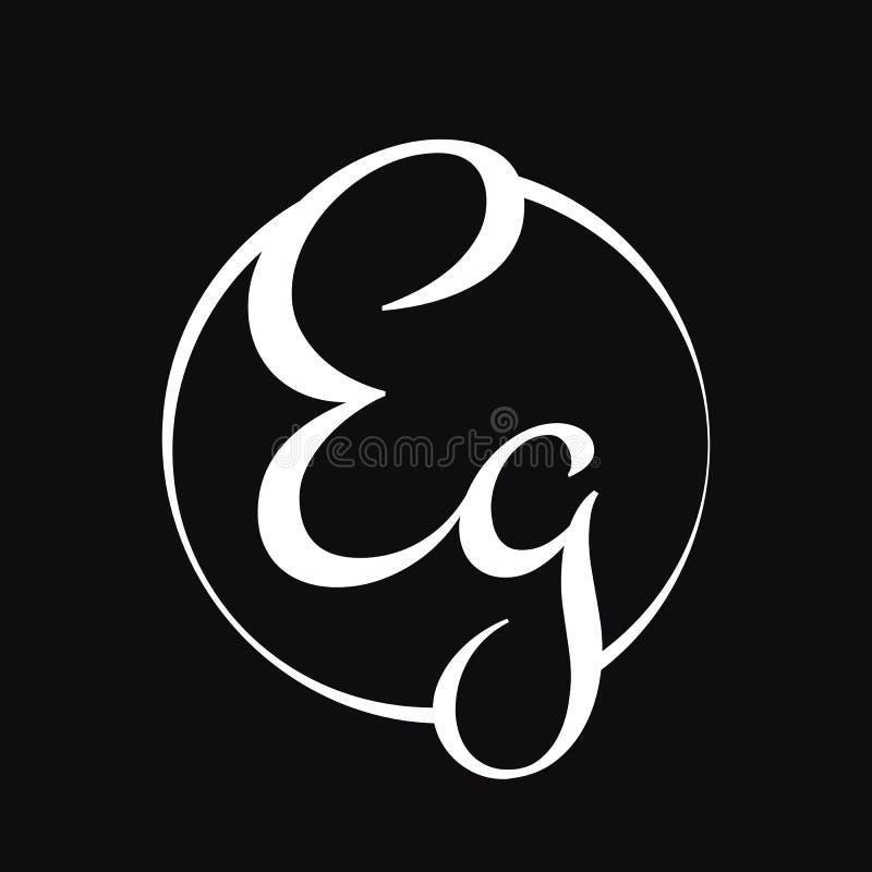 Eg Letter Design Vector Template Stock Illustrations – 1,421 Eg Letter ...