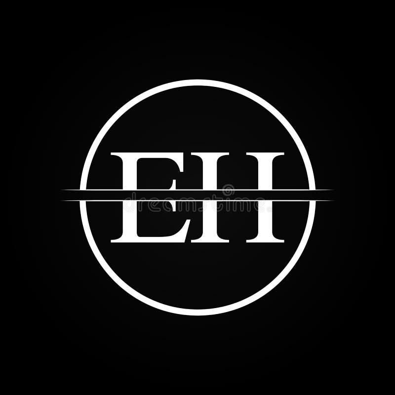 Initial EH Letter Linked Logo Business Vector Template. Creative Letter ...