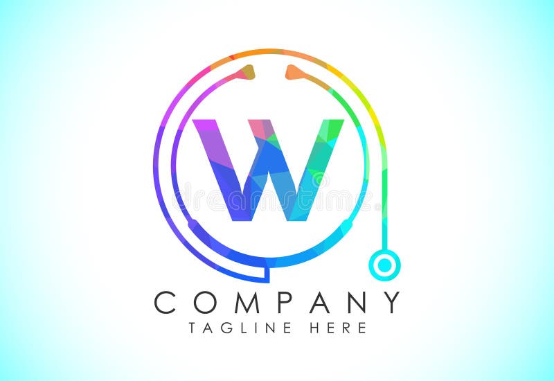 Initial English Alphabet with Doctor Stethoscope. Vector Stethoscope ...