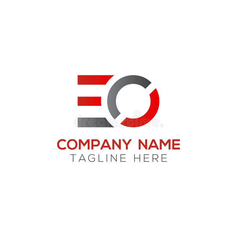 Initial EO Letter Logo with Creative Modern Business Typography Vector ...