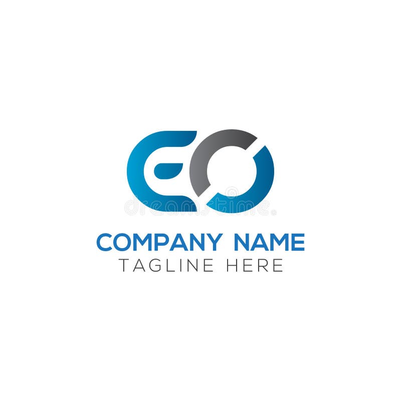 Initial EO Letter Logo with Creative Modern Business Typography Vector ...