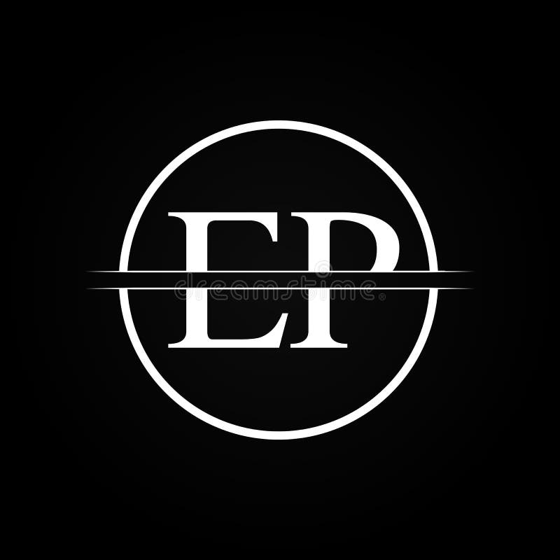 Initial EP Letter Linked Logo Business Vector Template. Creative Letter ...