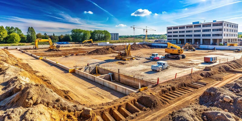 Initial Excavation and Foundation Laying Marks the Groundbreaking Start ...