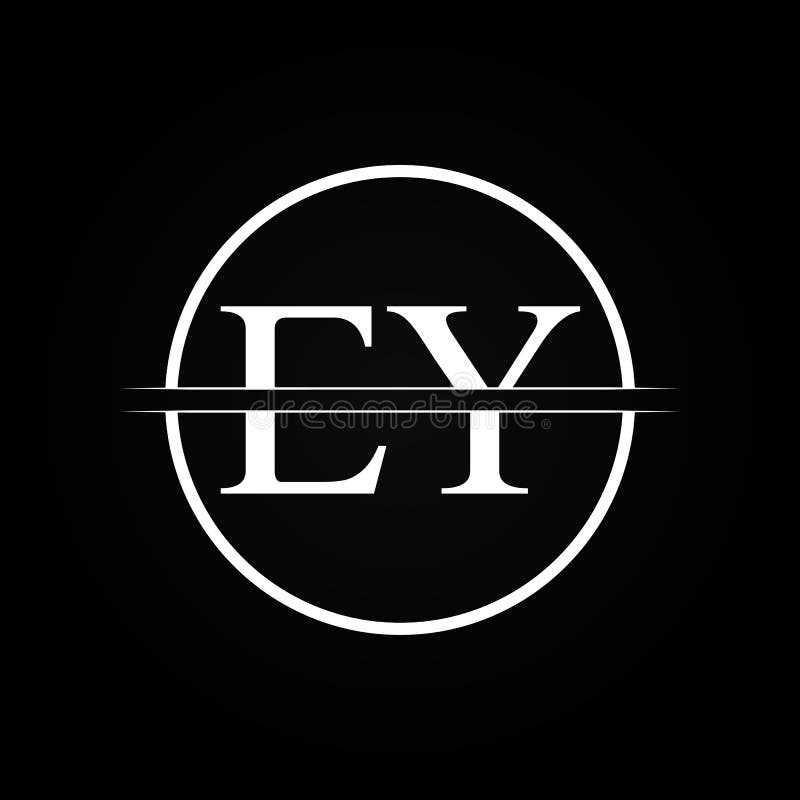 Initial EY Letter Linked Logo Business Vector Template. Creative Letter ...