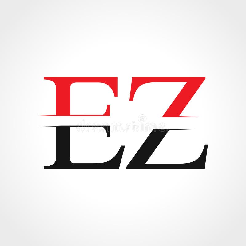 Initial EZ Letter Linked Logo Business Vector Template. Creative Letter ...