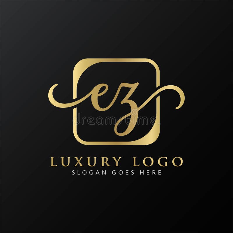 Initial EZ Letter Logo Creative Modern Typography Vector Template ...