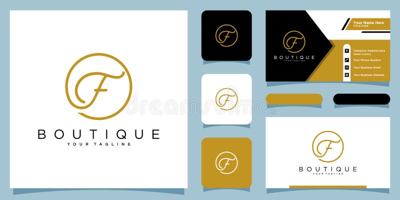 F Script Logo Stock Illustrations – 277 F Script Logo Stock ...