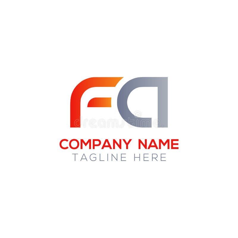 Initial FA Letter Logo with Creative Modern Business Typography Vector ...