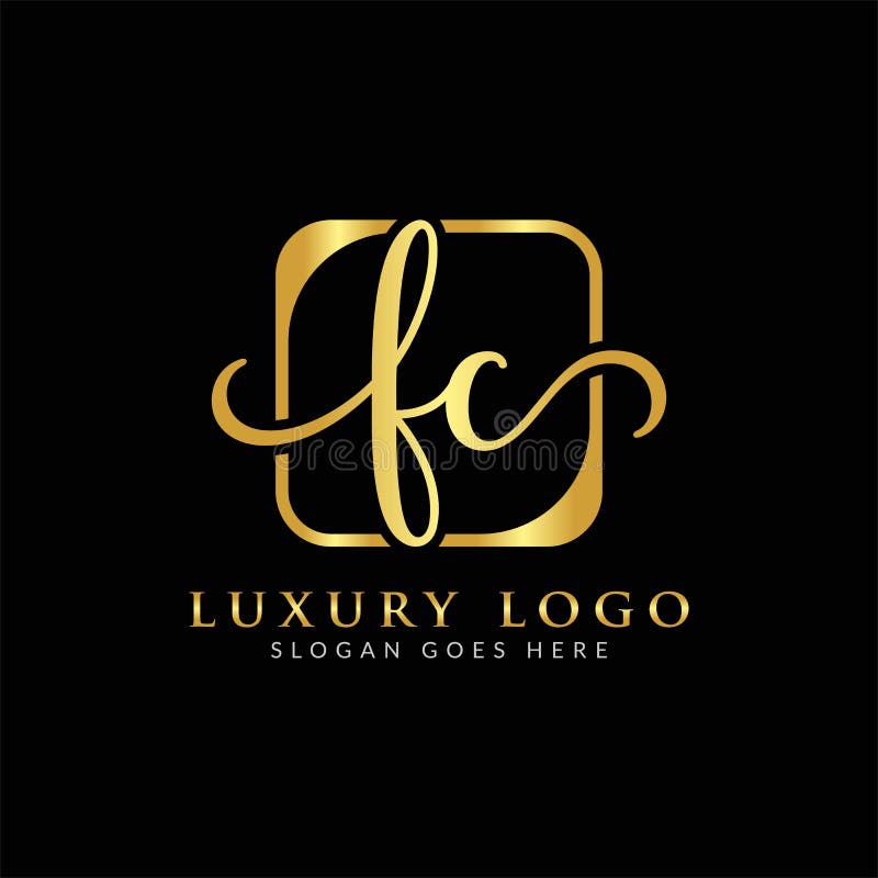 Initial FC Letter Logo with Creative Modern Business Typography Vector ...