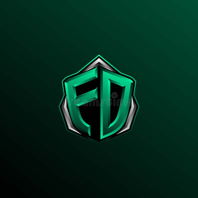 Initial FD Logo Design, Initial FO Logo Design with Circle Style, Logo ...