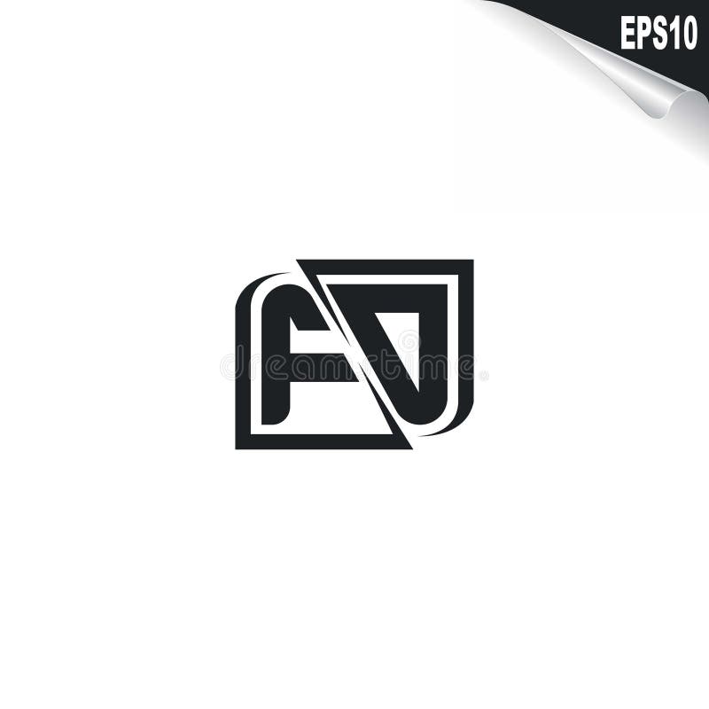 Initial FD Logo Design with Shape Style, Logo Business Branding Stock ...