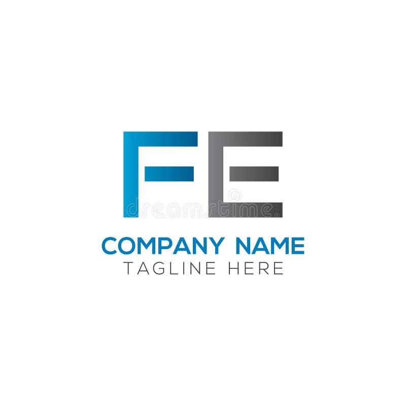 Initial FE Letter Logo with Creative Modern Business Typography Vector ...