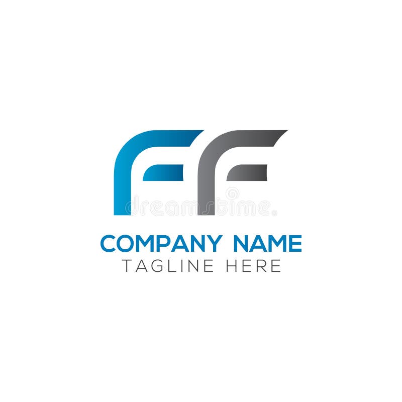 Initial FF Letter Logo with Creative Modern Business Typography Vector ...
