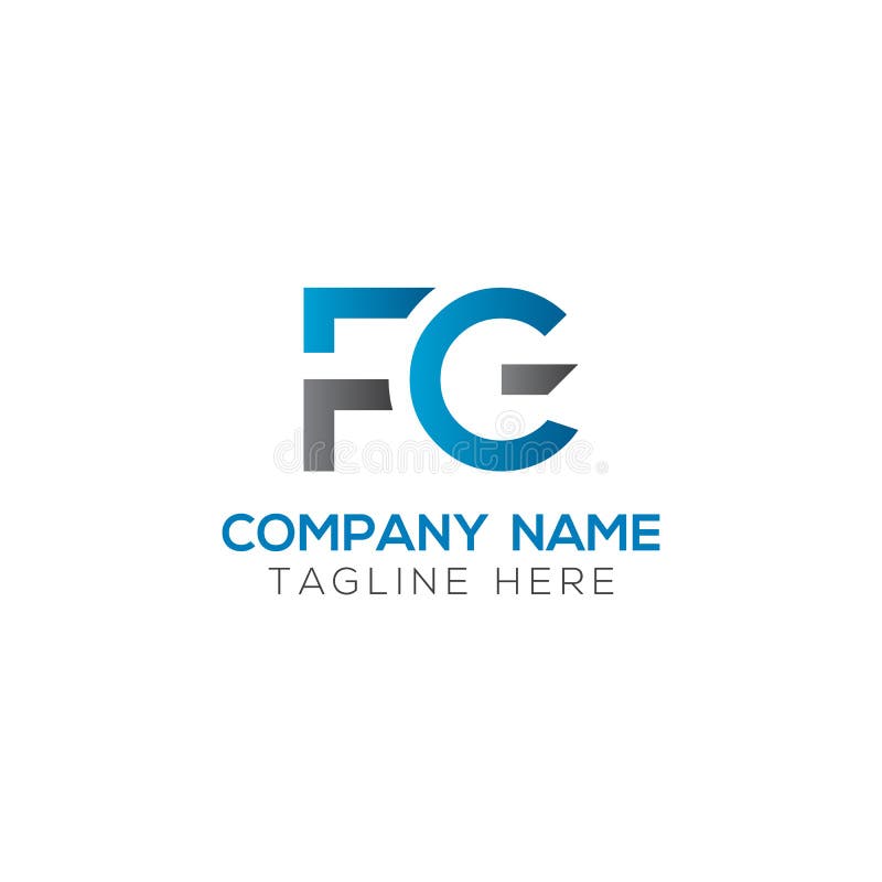 Initial FG Letter Logo with Creative Modern Business Typography Vector ...