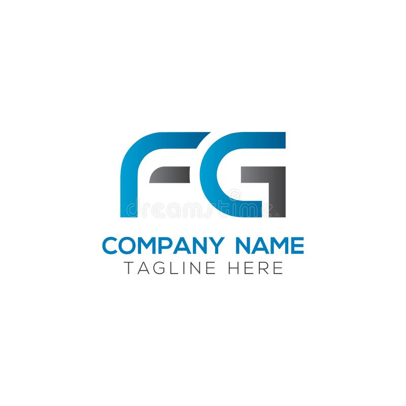 Initial FG Letter Logo with Creative Modern Business Typography Vector ...