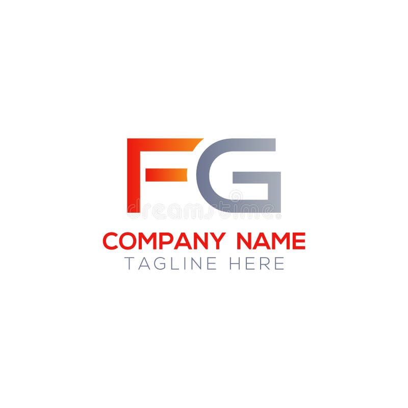 Initial FG Letter Logo with Creative Modern Business Typography Vector ...