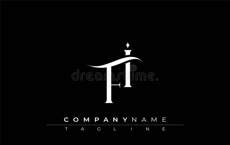 Initial FI Logo Design Vector Stock Vector - Illustration of template ...