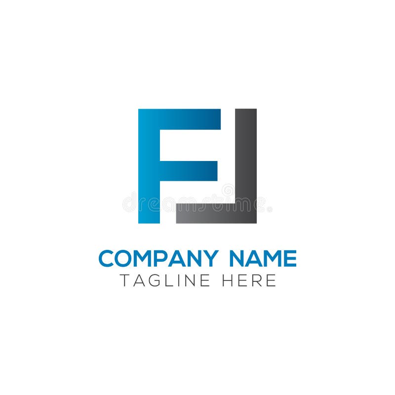 Initial FL Letter Logo with Creative Modern Business Typography Vector ...
