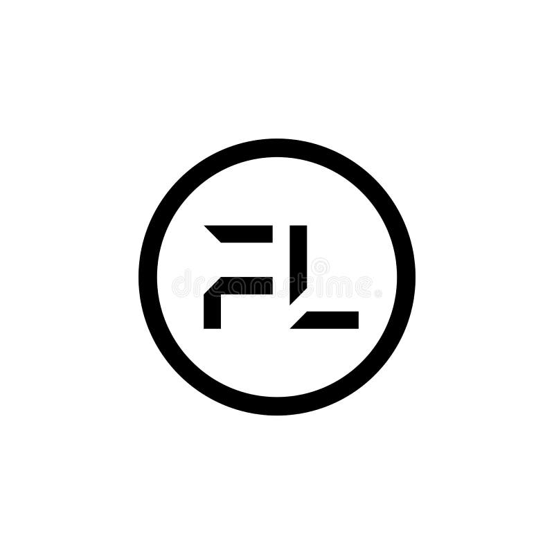 Initial FL Letter Logo with Creative Modern Business Typography Vector ...