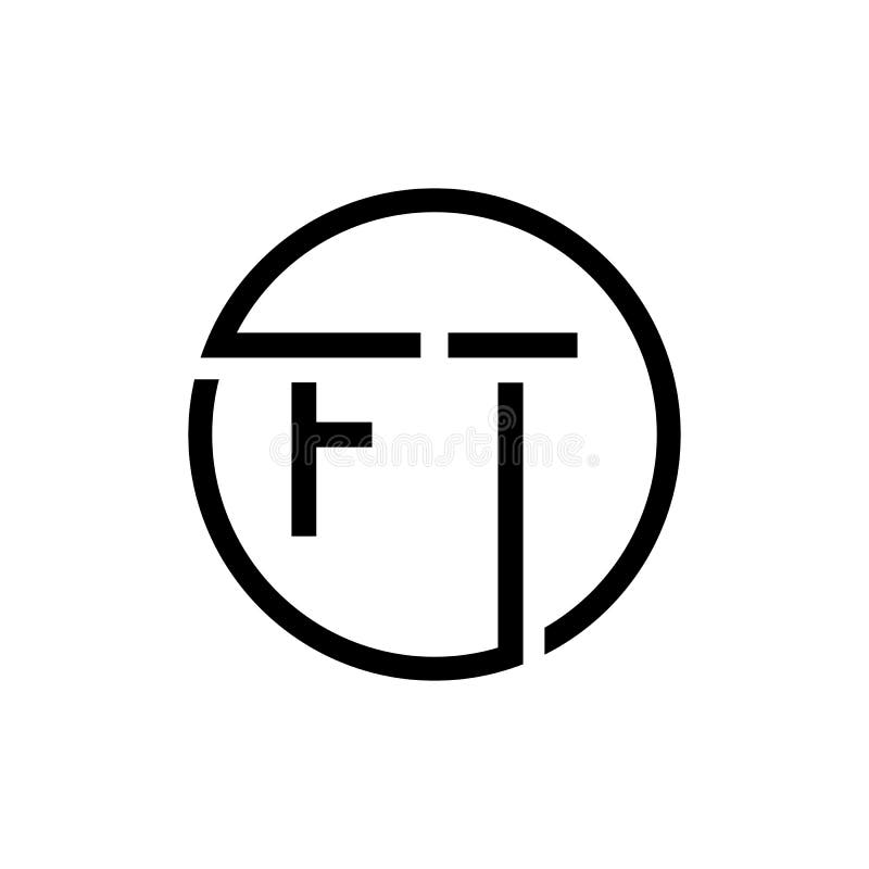 Initial FT Letter Logo Creative Typography Vector Template. Creative ...