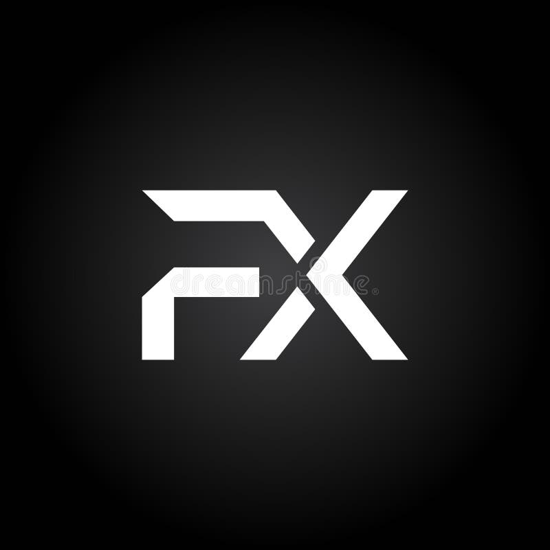 Initial FX Letter Logo with Creative Modern Business Typography Vector ...